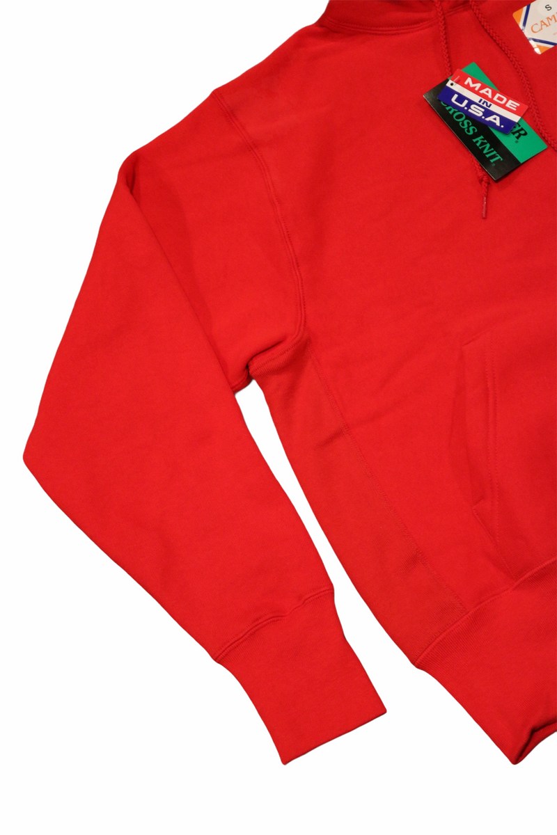 CAMBER SPORTSWEAR-232 CROSS KNIT HOODIE HOODED SWEATSHIRT IN RED – 1st ...